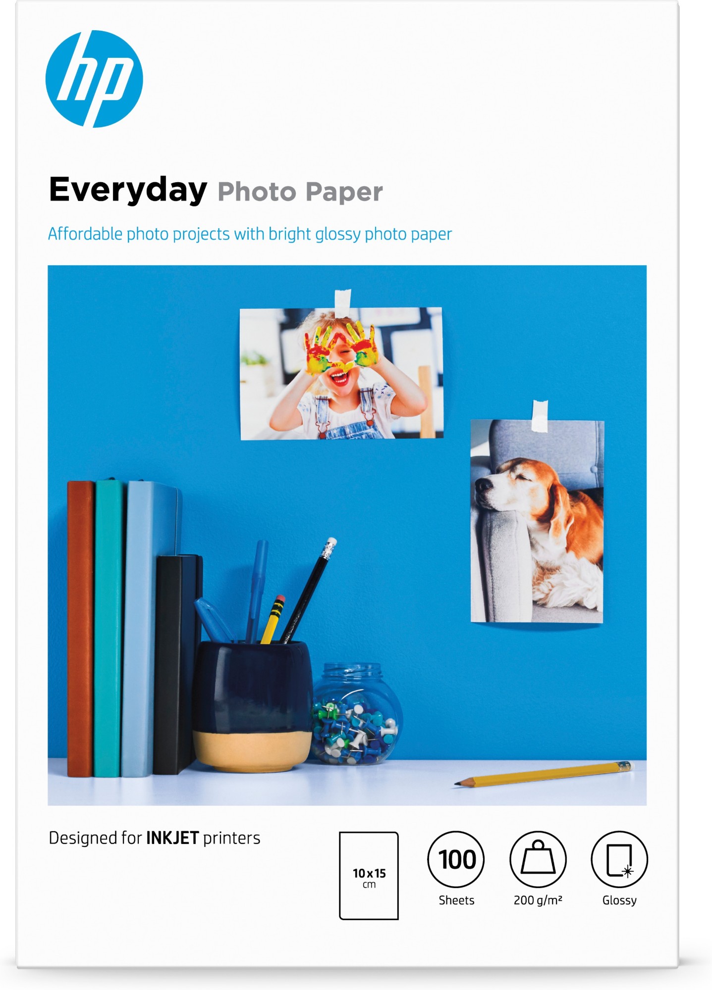 HP Everyday Glossy Photo Paper 100 Sht 10 X 15 Cm HP Everyday Glossy Photo Paper 100 Sht 10 X 15 Cm