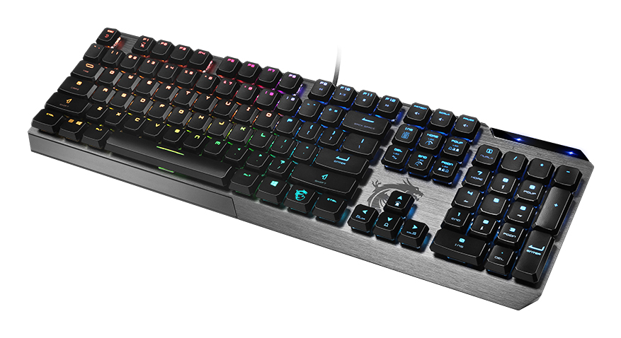 MSI VIGOR GK50 LOW PROFILE Mechanical Gaming Keyboard 'UK-Layout, KAILH ...