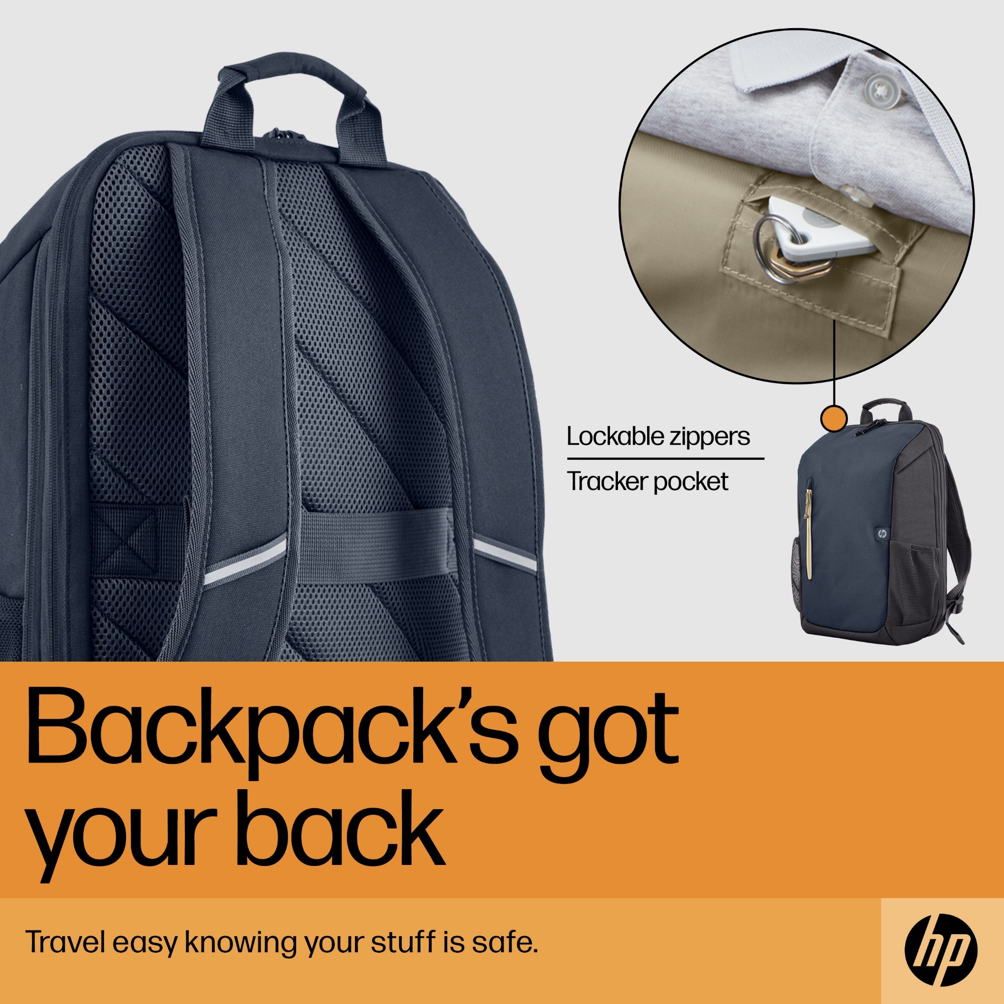 HP Travel 18 Liter 15.6 Iron Grey Laptop Backpack, 10 in distributor ...