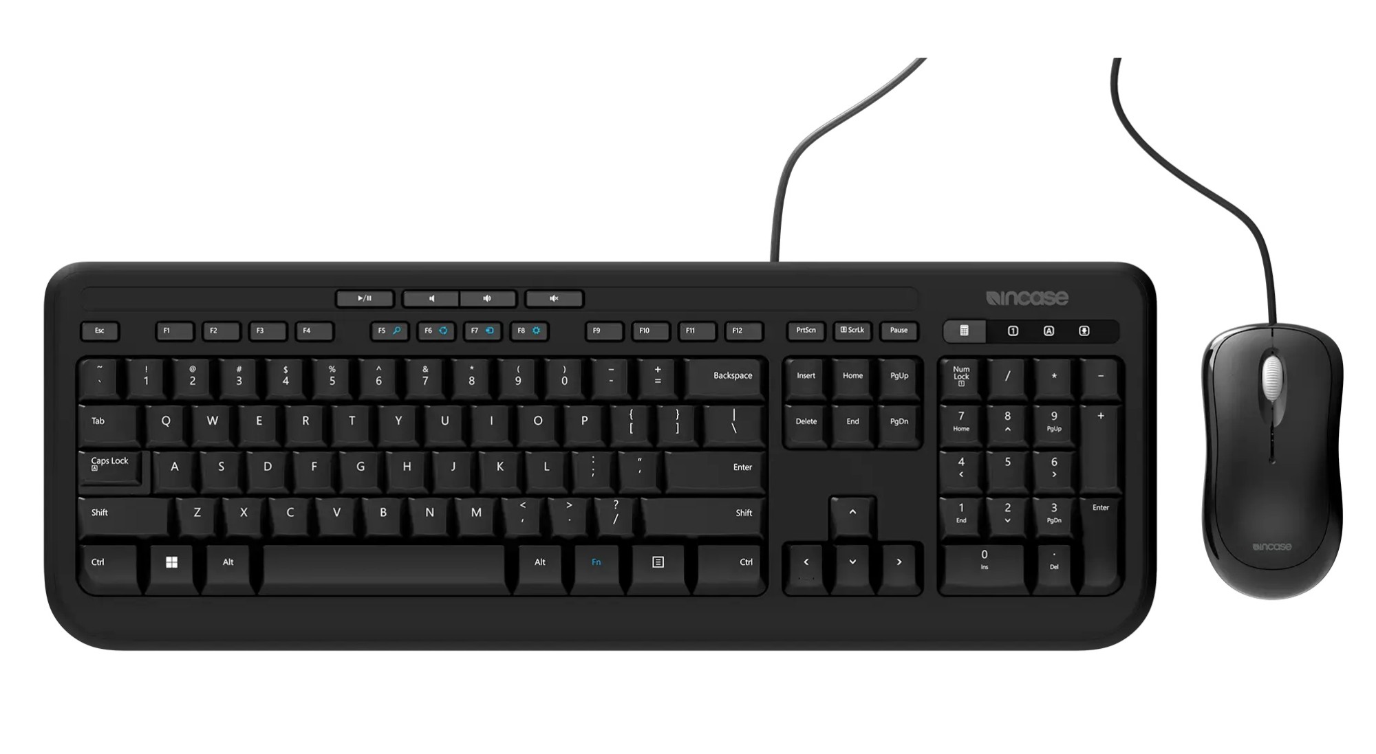 Incase Designed by Microsoft Wired Desktop 600 keyboard Mouse included ...