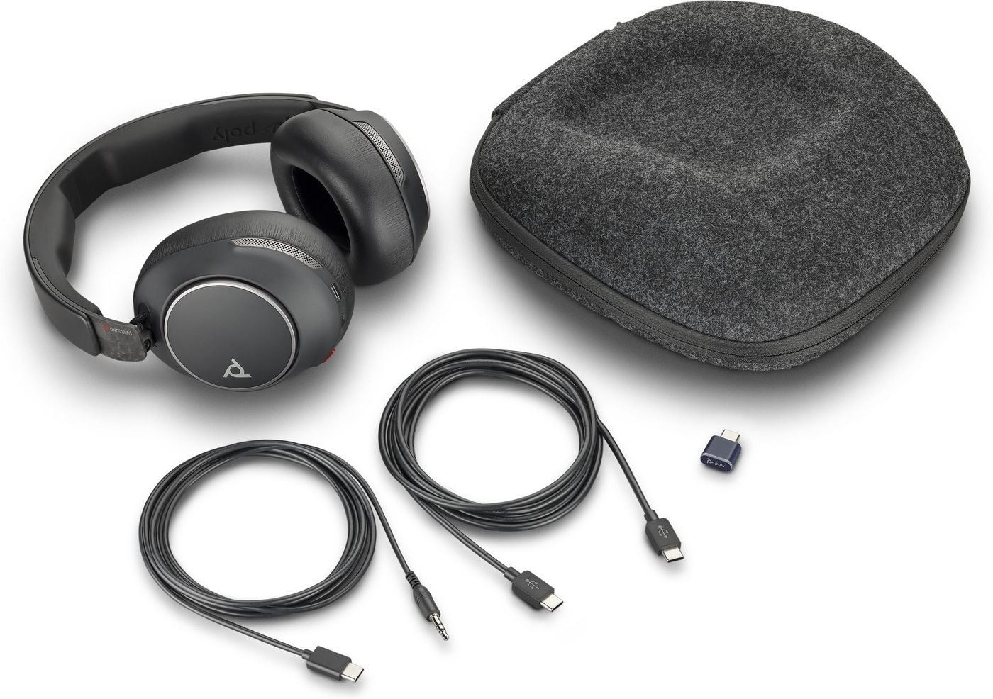 HP Poly Voyager Surround 80 UC - Voyager Surround 80 series - headset ...