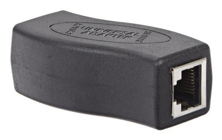 Fluke CIQ-RJA cable gender changer RJ45 RJ11 Black