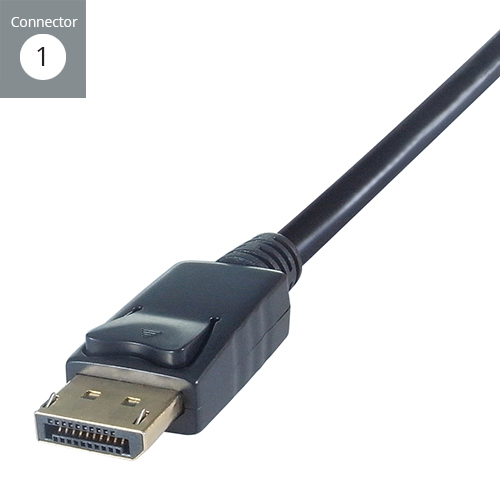 connektgear 2m V1.2 4K DisplayPort Connector Cable - Male to Male Gold ...