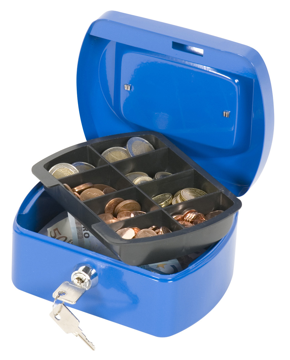 Q-CONNECT KF02608 money box Blue, 288 in distributor/wholesale stock ...