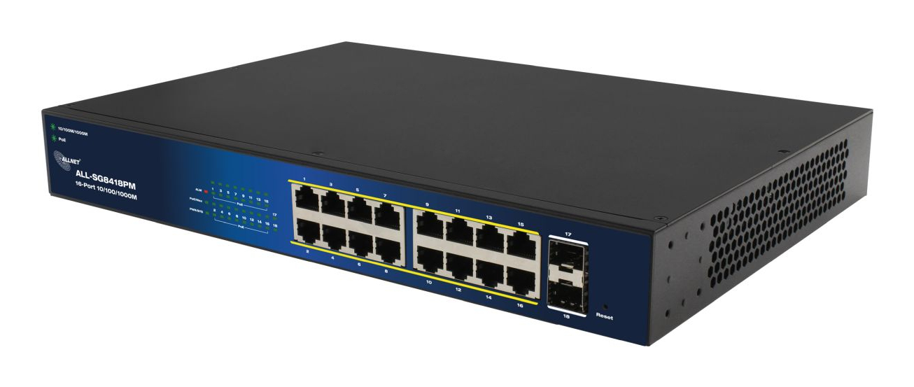 ALLNET ALL-SG8418PM network switch Managed Gigabit Ethernet (10/100 ...