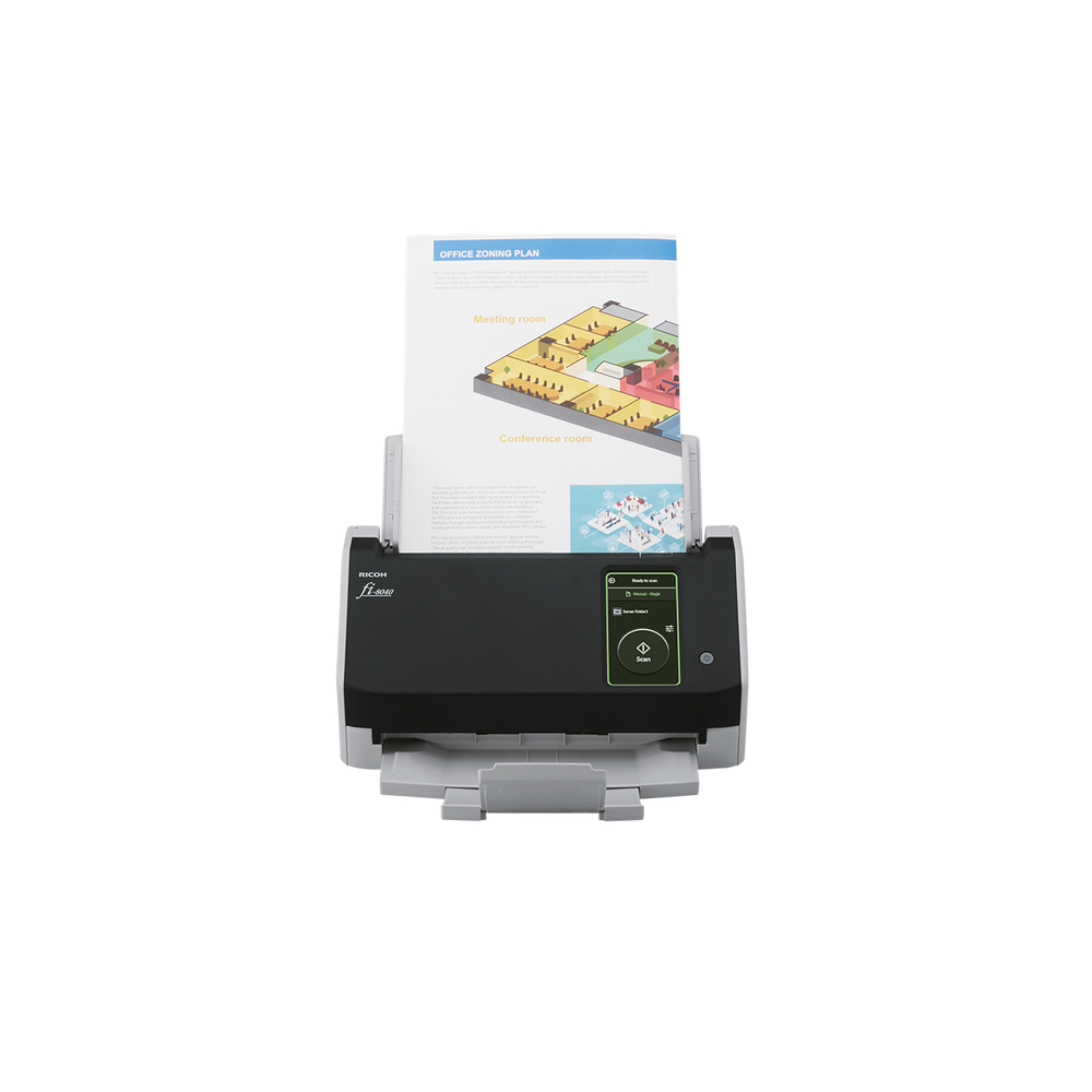Ricoh fi-8040 ADF + Manual feed scanner 600 x 600 DPI A4 Black, Grey ...