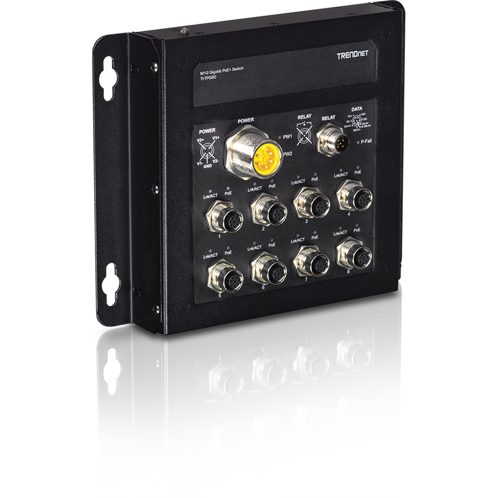 Trendnet TI-TPG80 network switch Managed Power over Ethernet (PoE ...