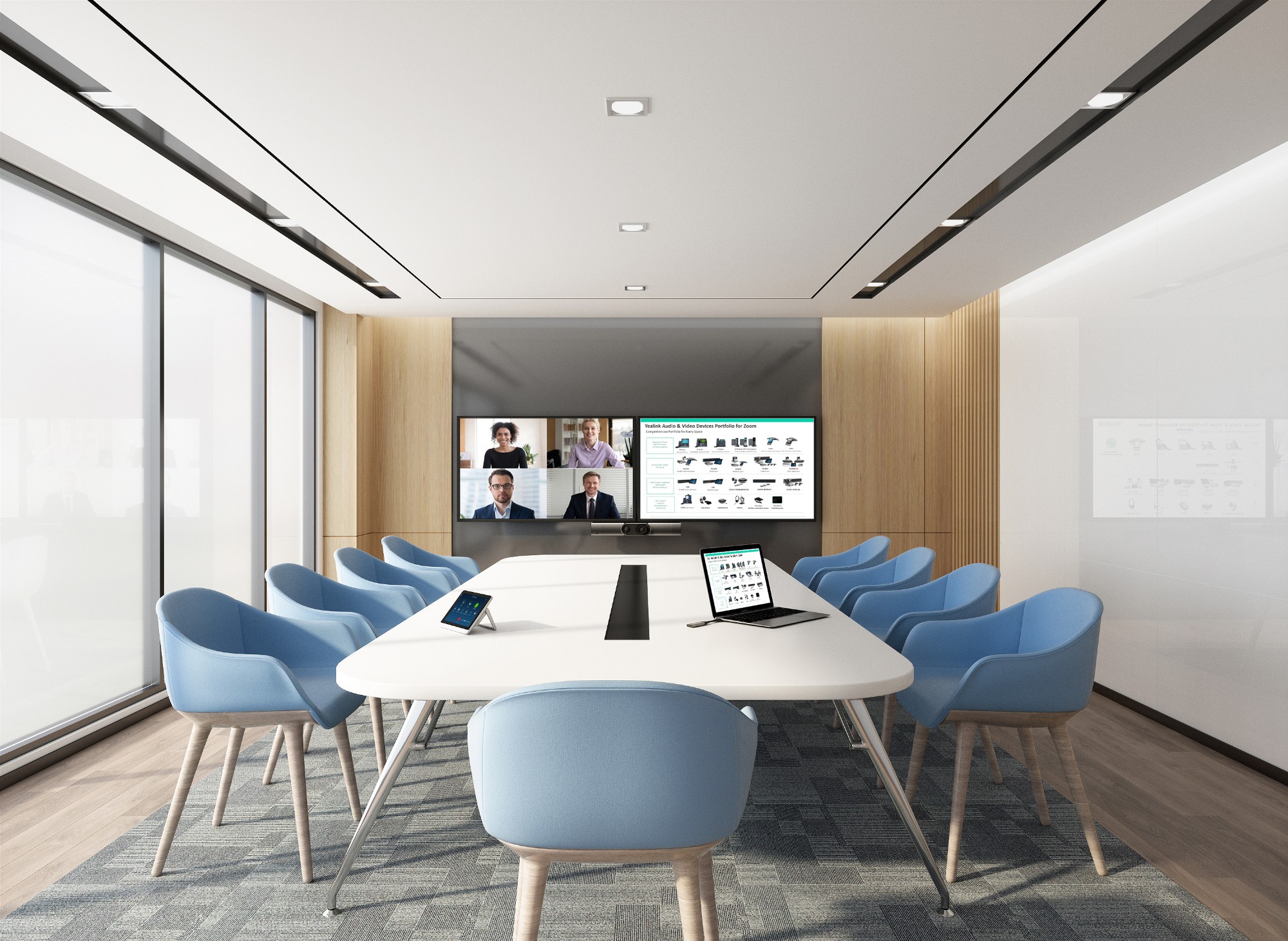 Yealink MeetingBar A30 + TCP18 video conferencing system 8 MP Ethernet ...