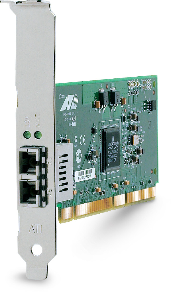 Allied Telesis 1000SX (LC) desktop fiber Gigabit Network Interface Card ...