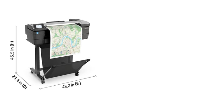 HP Designjet T830 24-in Multifunction Printer, 2 in distributor ...