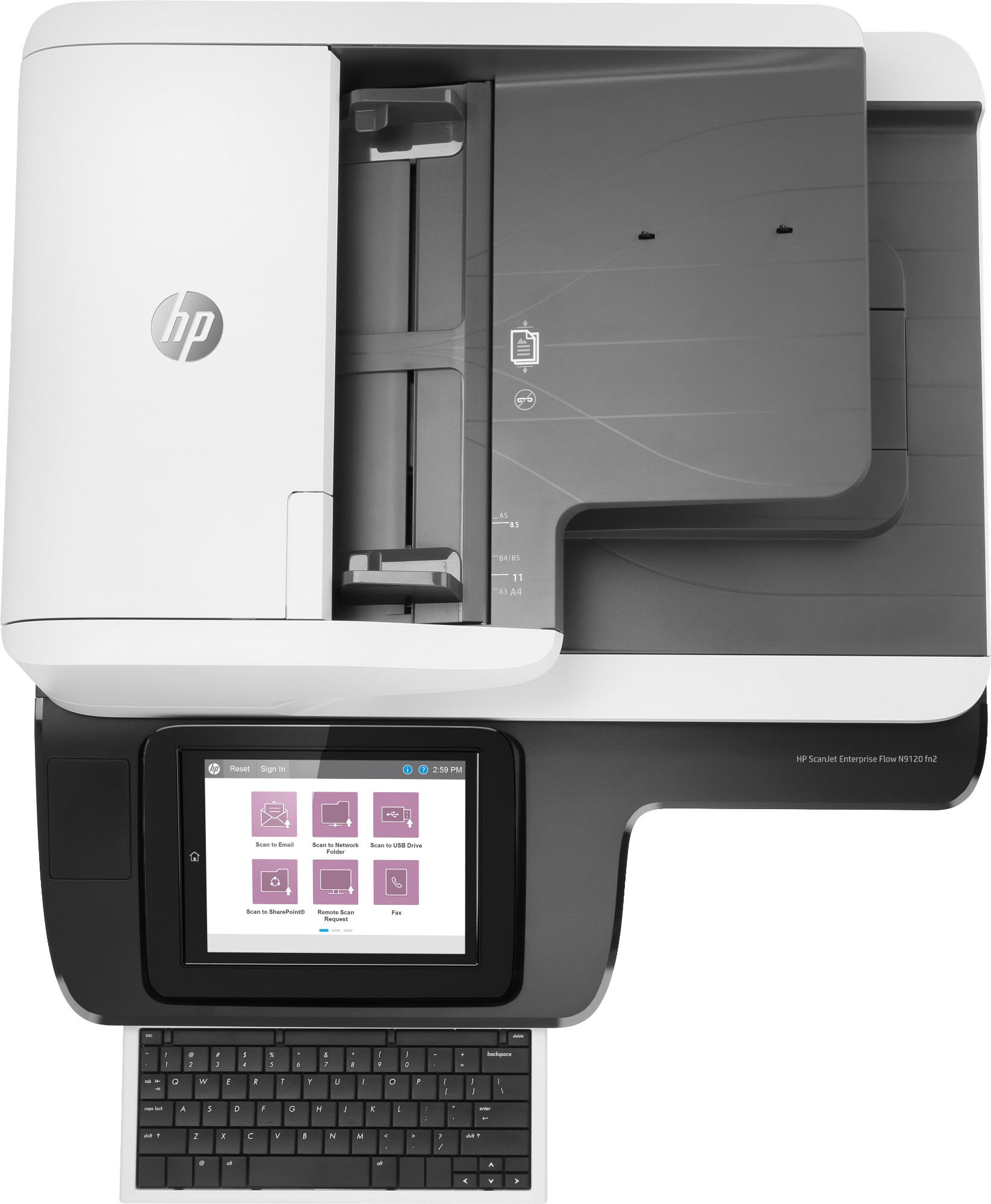 HP Scanjet Enterprise Flow N9120 fn2 Flatbed & ADF scanner 600 x 600 ...