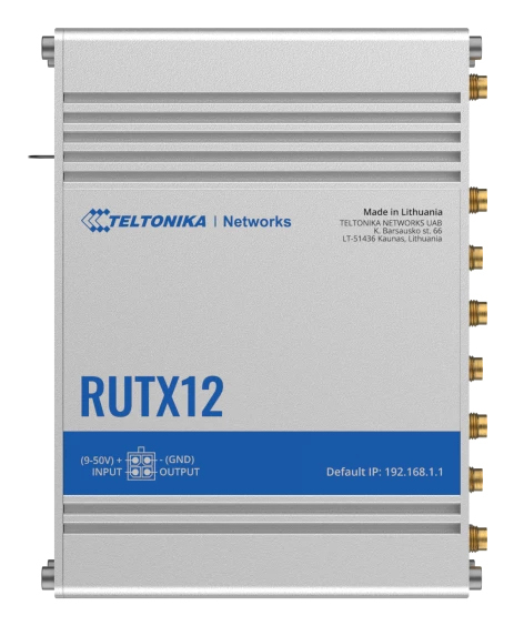 Teltonika RUTX12 Cellular network router, 21 in distributor/wholesale ...