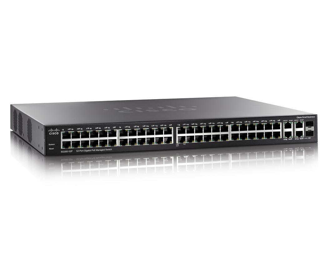 Cisco Small Business SG300-52MP Managed L3 Gigabit Ethernet (10/100 ...