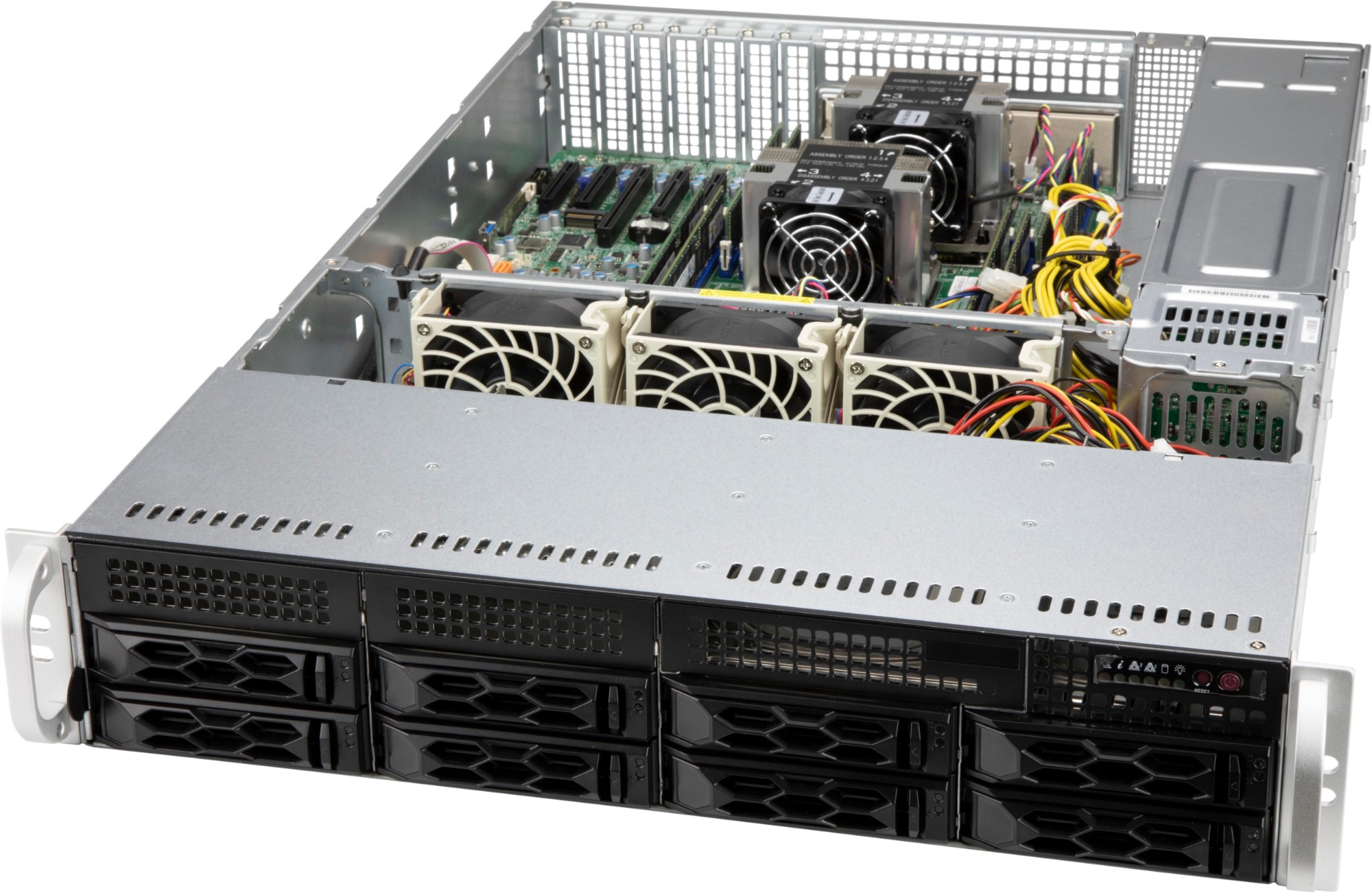 Supermicro CSE-LA25TQC-R609LP computer case Rack Black 600 W, 22 in ...